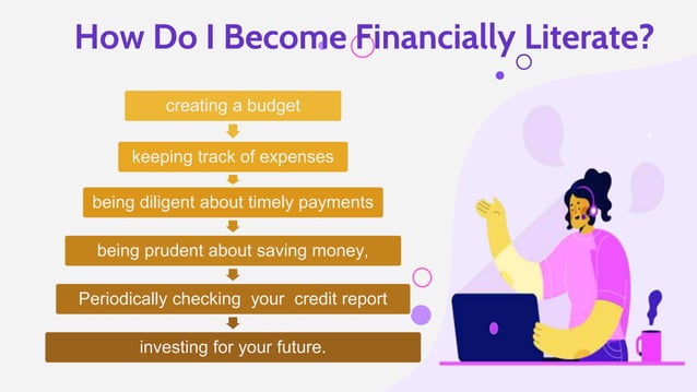 financial literacy ppt. presentation about financial knowledge in ...