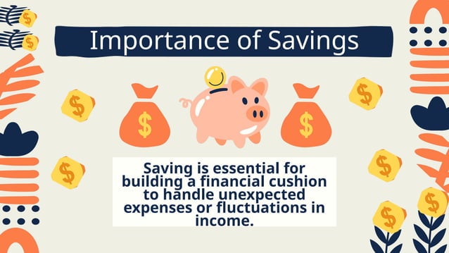 Financial Literacy Seminar 101. Savingss | PPTX | Agriculture | Industries