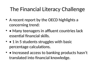 Bridging the Financial Literacy Gap: Empowering the Next Generation | PPTX