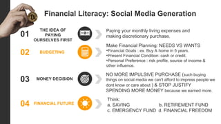 Financial Literacy & The Social Media Generation.ppt