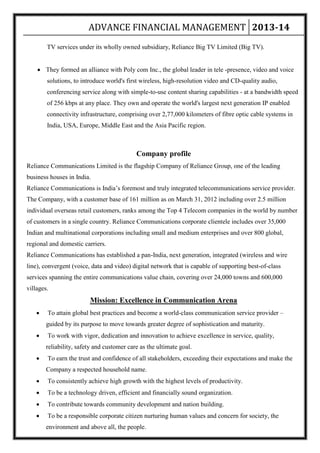 Financial magment- Comparative Study of Sources of Finance | PDF