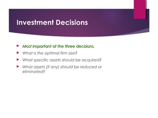 Financial management scope, elements, functions and importance | PPT