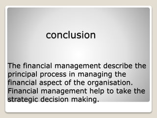 Financial management | PPT