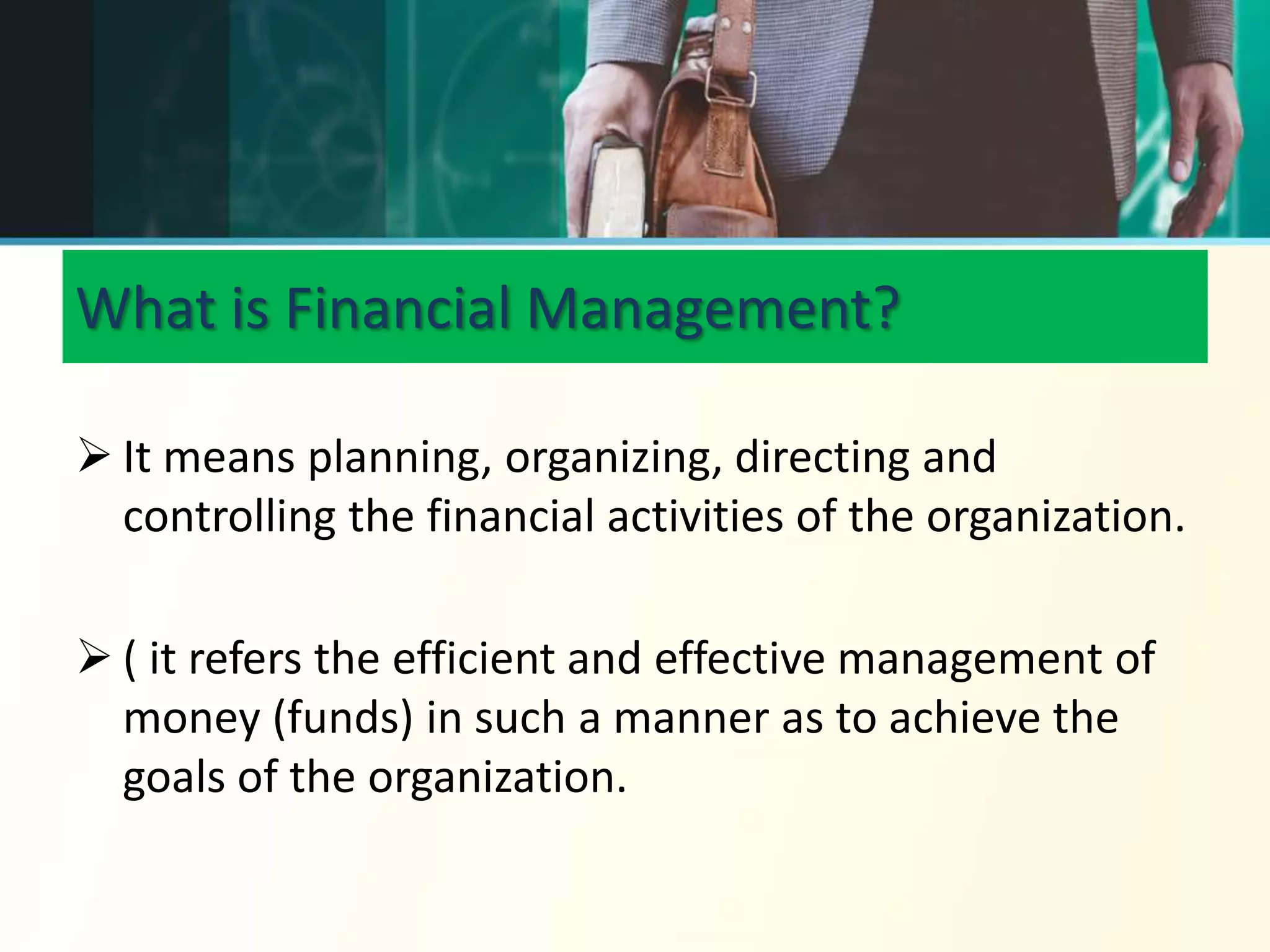 Financial management | PPTX