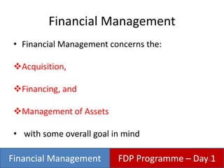 Financial management | PPTX