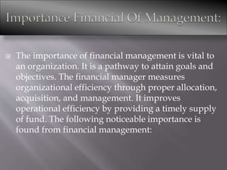 Financial management | PPTX