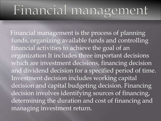 Financial management | PPTX