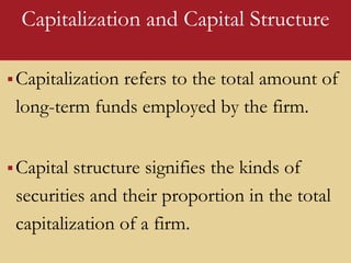 capital structure in financial management | PPT