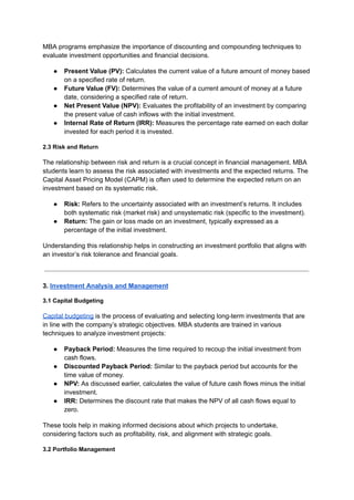 Financial Management Questions and Answers | PDF