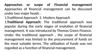 OBJECTIVES AND SCOPE OF FINANCIAL MANAGEMENT NOTES | PPTX