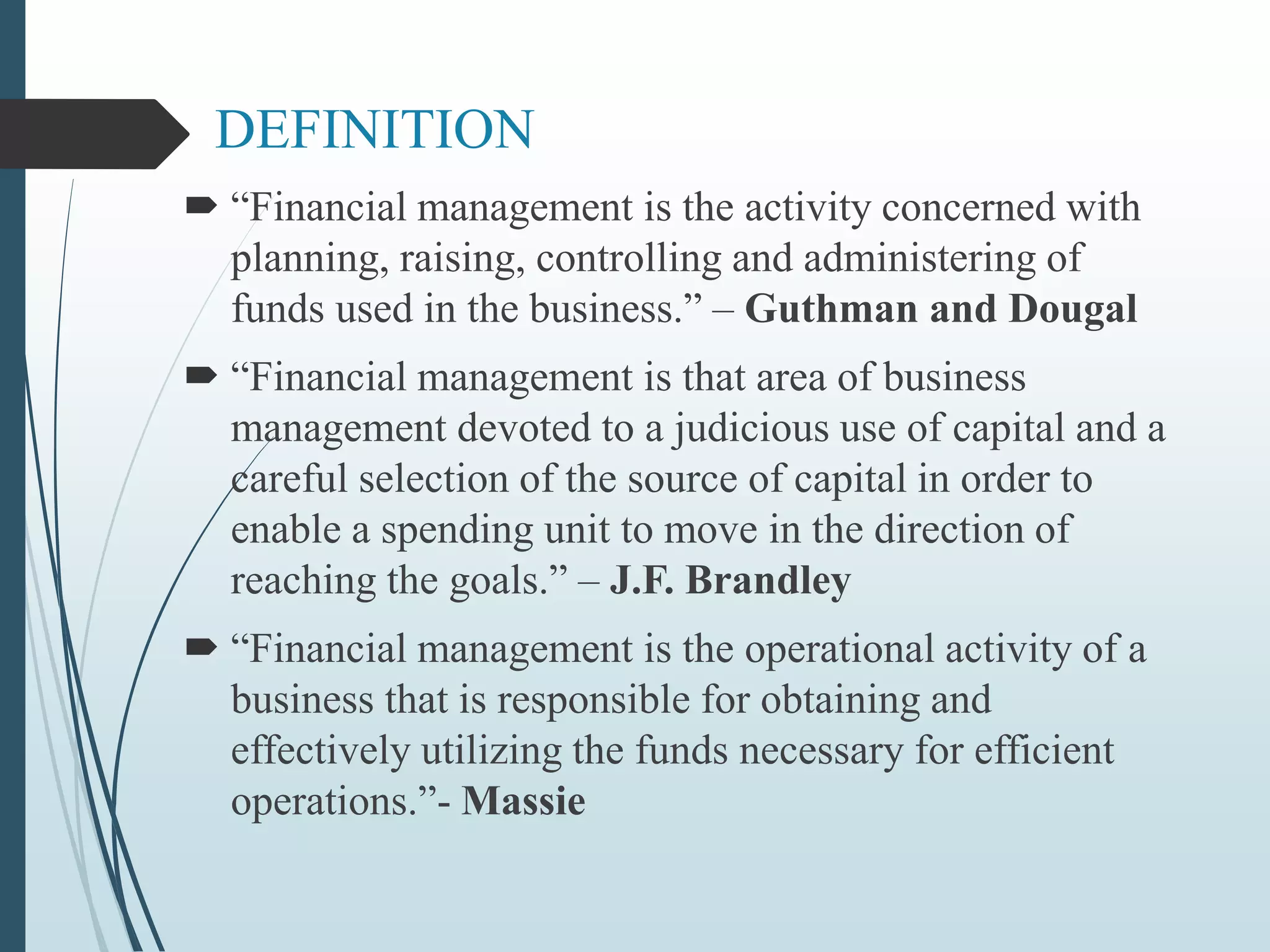 Financial management basics | PPTX