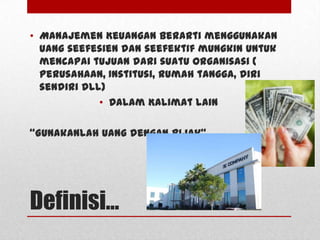 Financial management - Bahasa Indonesia | PPTX
