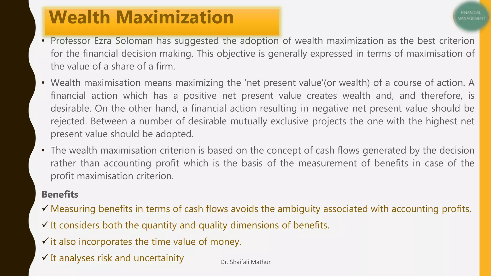 Financial Management | PPTX