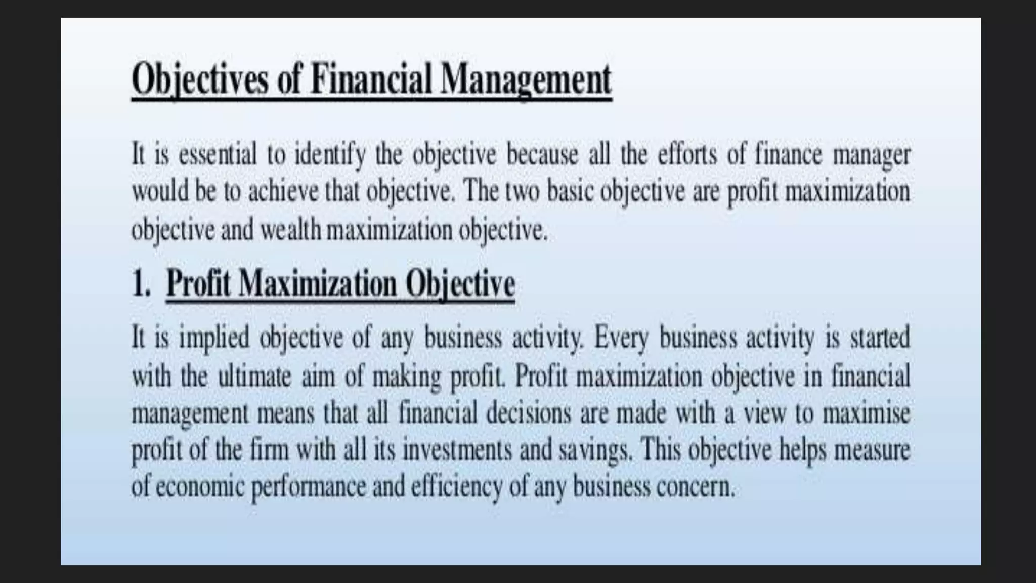 Financial management- Goals and Objectives of financial management-MBA-PPT | PPTX