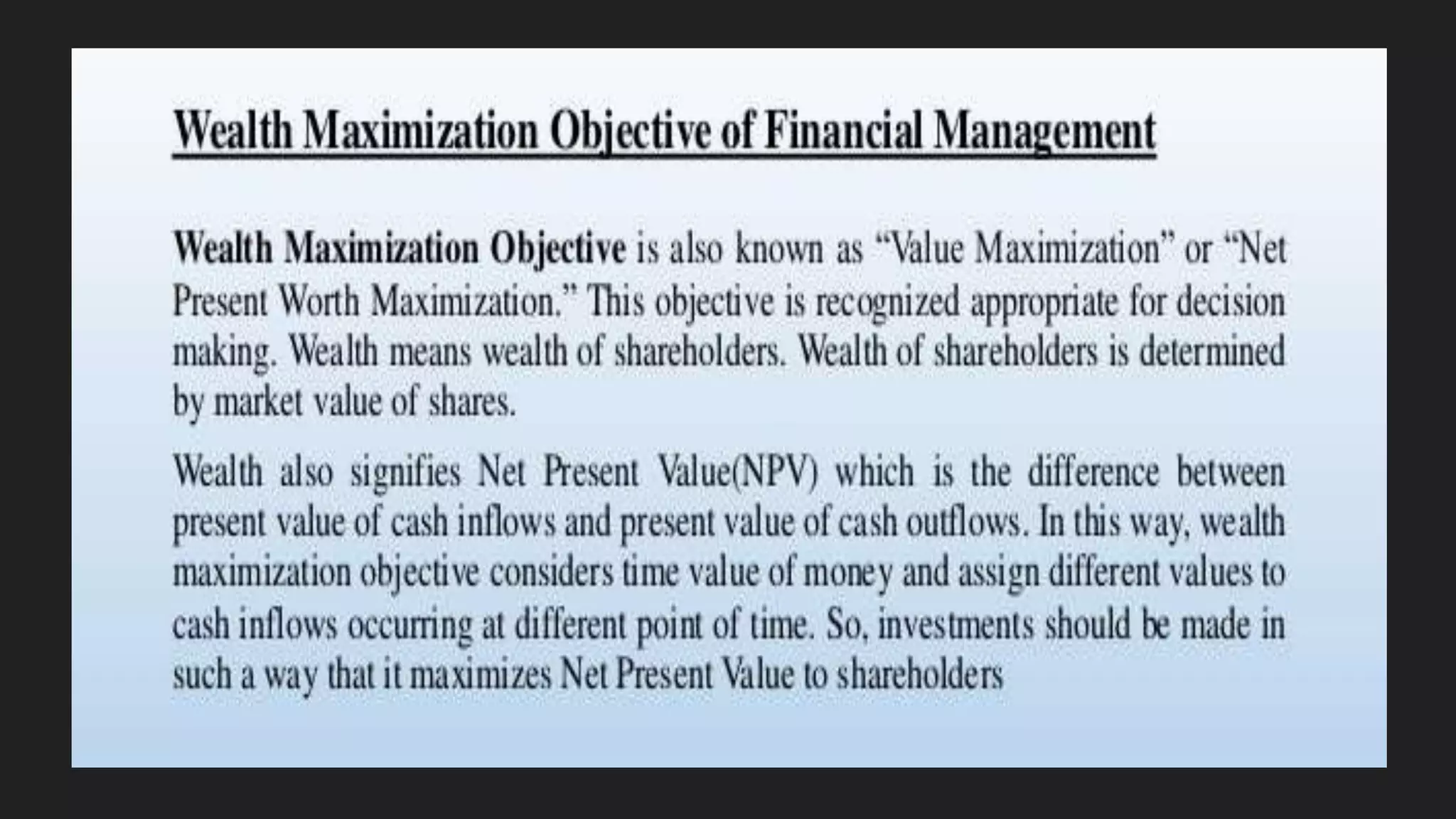 Financial management- Goals and Objectives of financial management-MBA ...