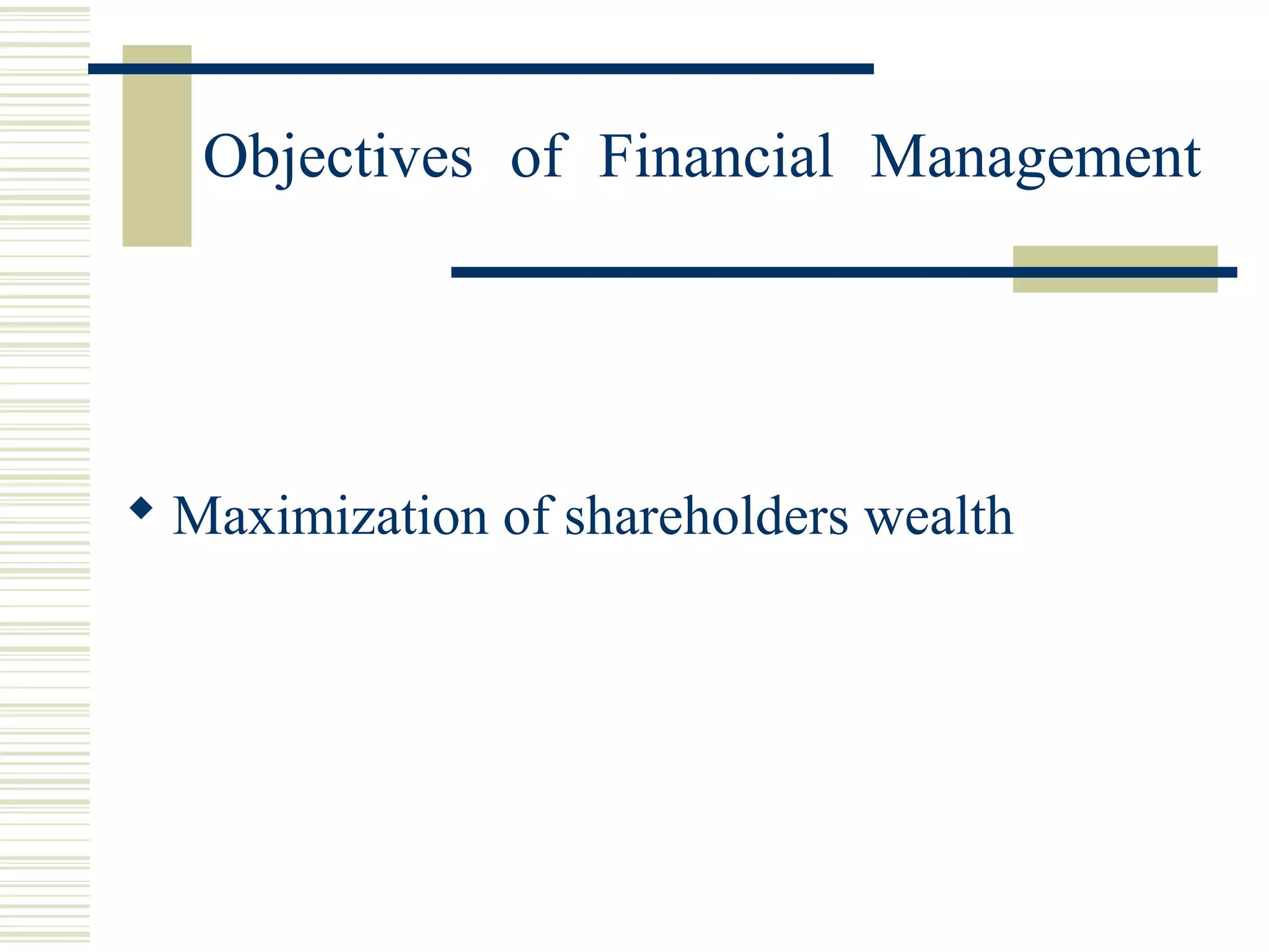 Financial Management Module | PPT