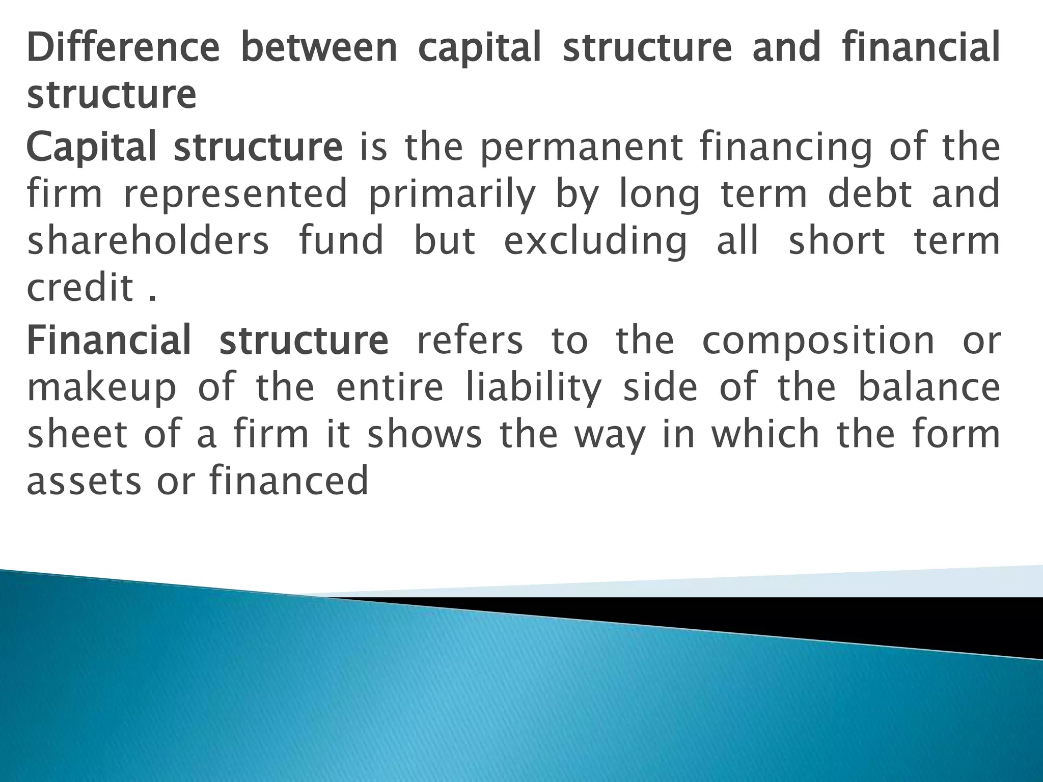 Capital Structure | PPTX