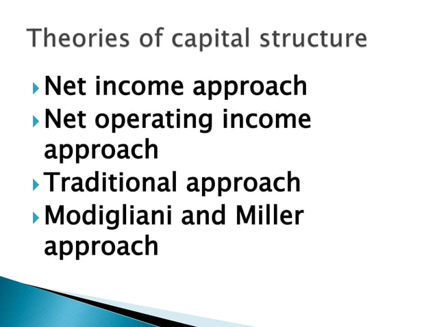 Capital Structure | PPT