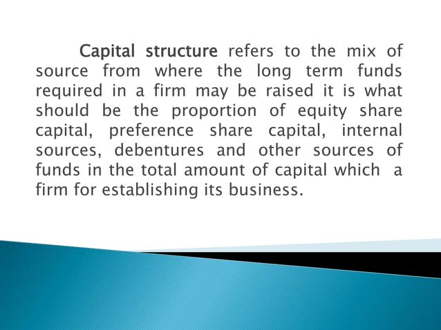 Capital Structure | PPT