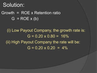dividend theory | PPTX