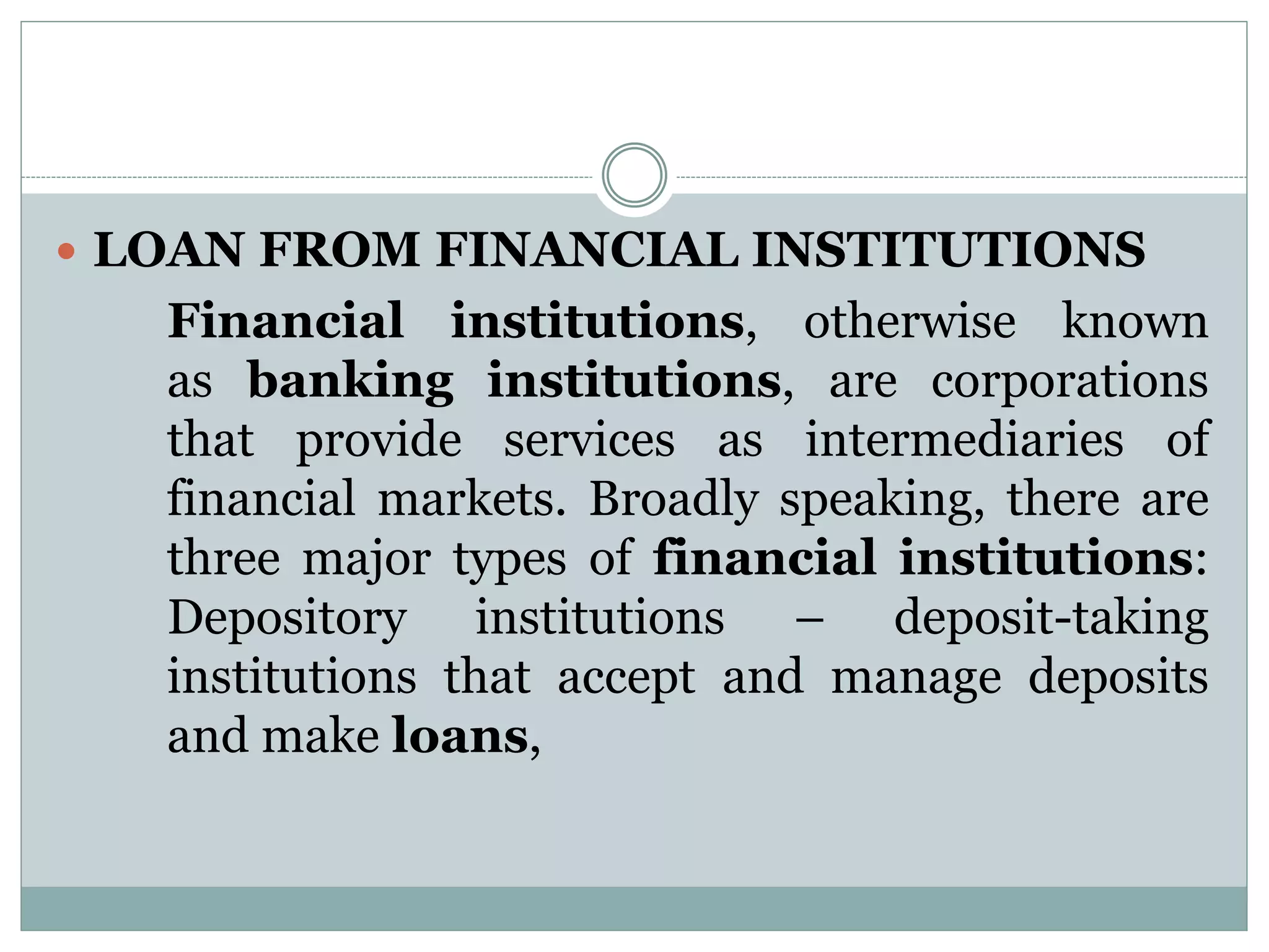 Long term sources of finance | PPT