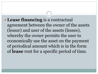 Long term sources of finance | PPT