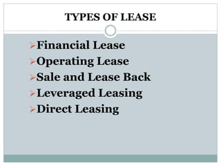 Long term sources of finance | PPT