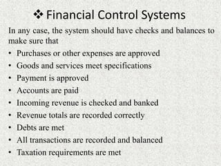Financial management and budget | PPTX