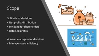 Financial management and its scope | PPTX