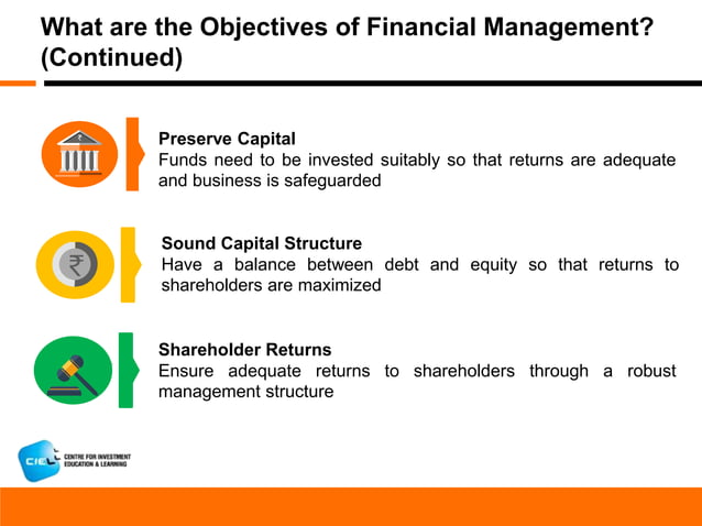 Financial management meaning objectives and functions | PPTX