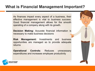 Financial management meaning objectives and functions | PPTX