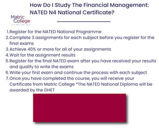 Financial Management NATED N4 National Certificate | PDF