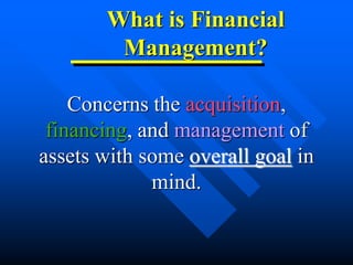 financial management | PPTX