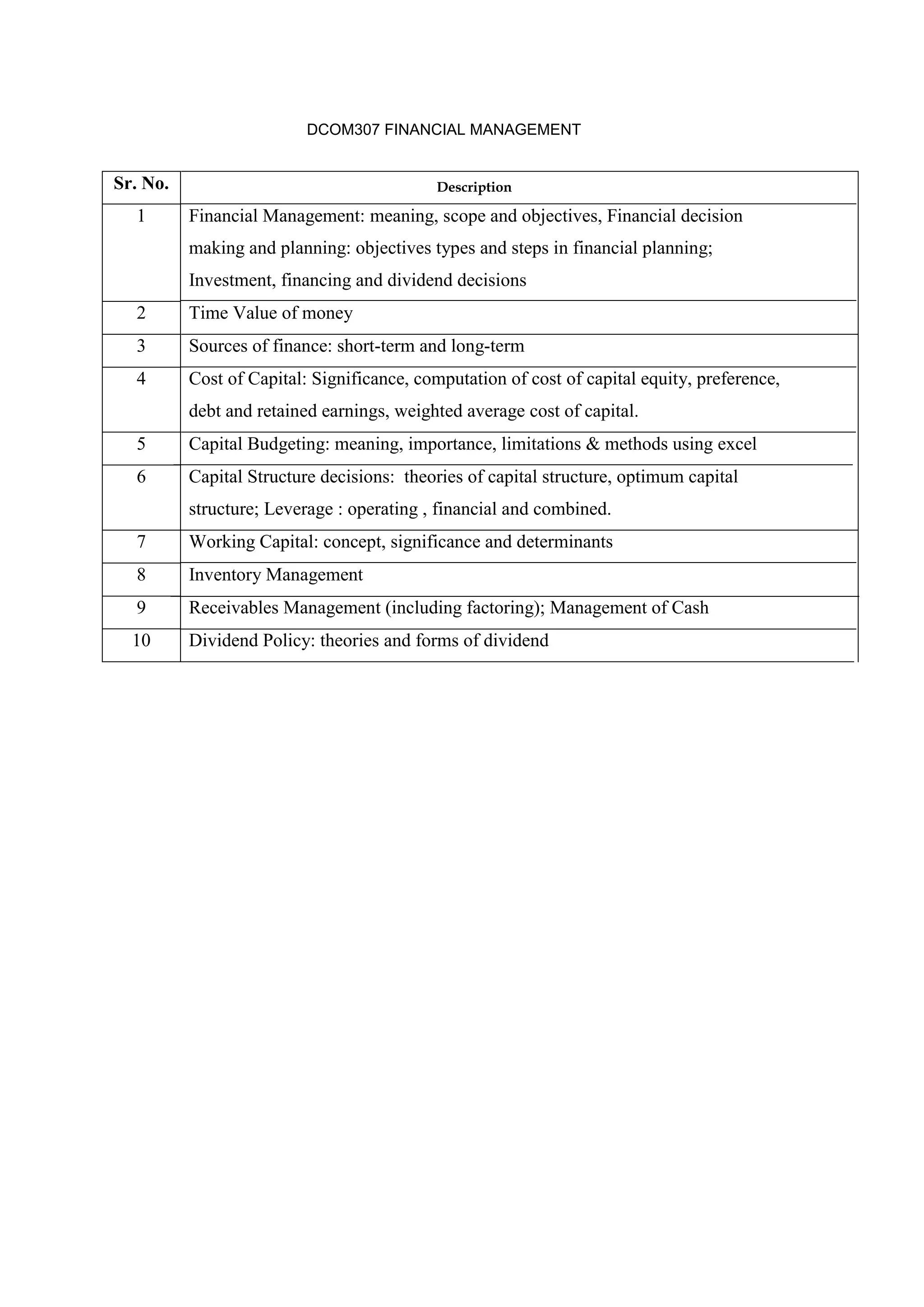 Financial Management Notes.pdf | Stocks and Bonds | Personal Investing