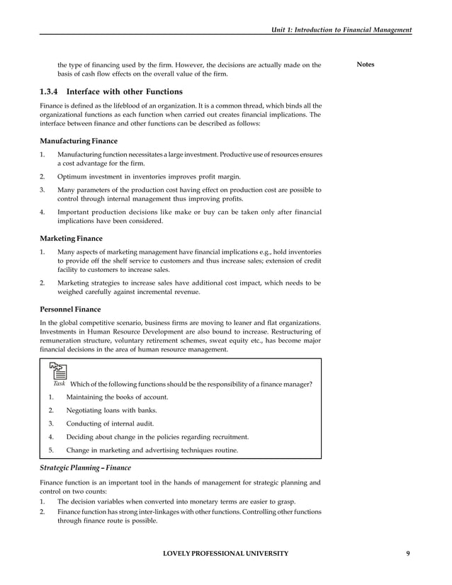Financial Management Notes.pdf | Stocks and Bonds | Personal Investing