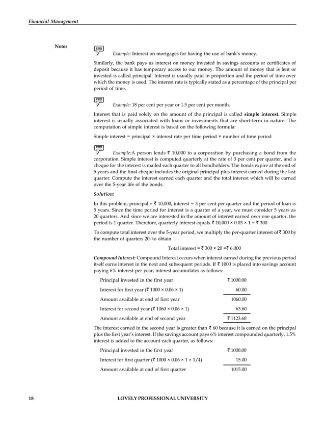 Financial Management Notes.pdf | Stocks and Bonds | Personal Investing