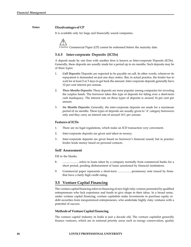 Financial Management Notes.pdf | Stocks and Bonds | Personal Investing