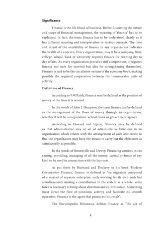Financial management notes pdf | PDF