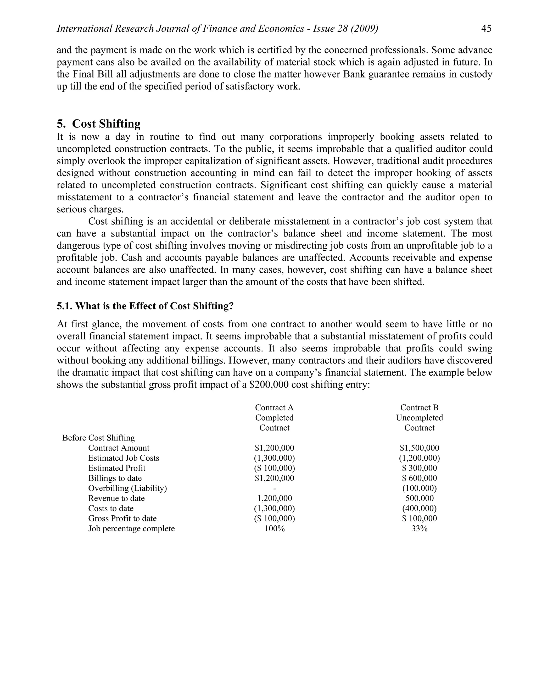 Financial management of construction contracts | PDF