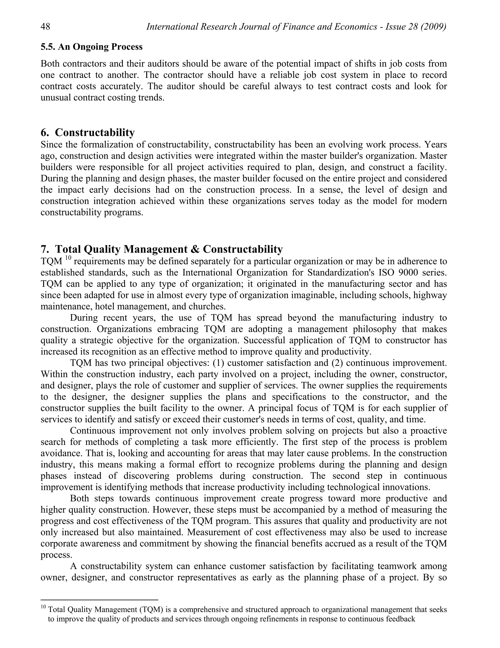 Financial management of construction contracts | PDF