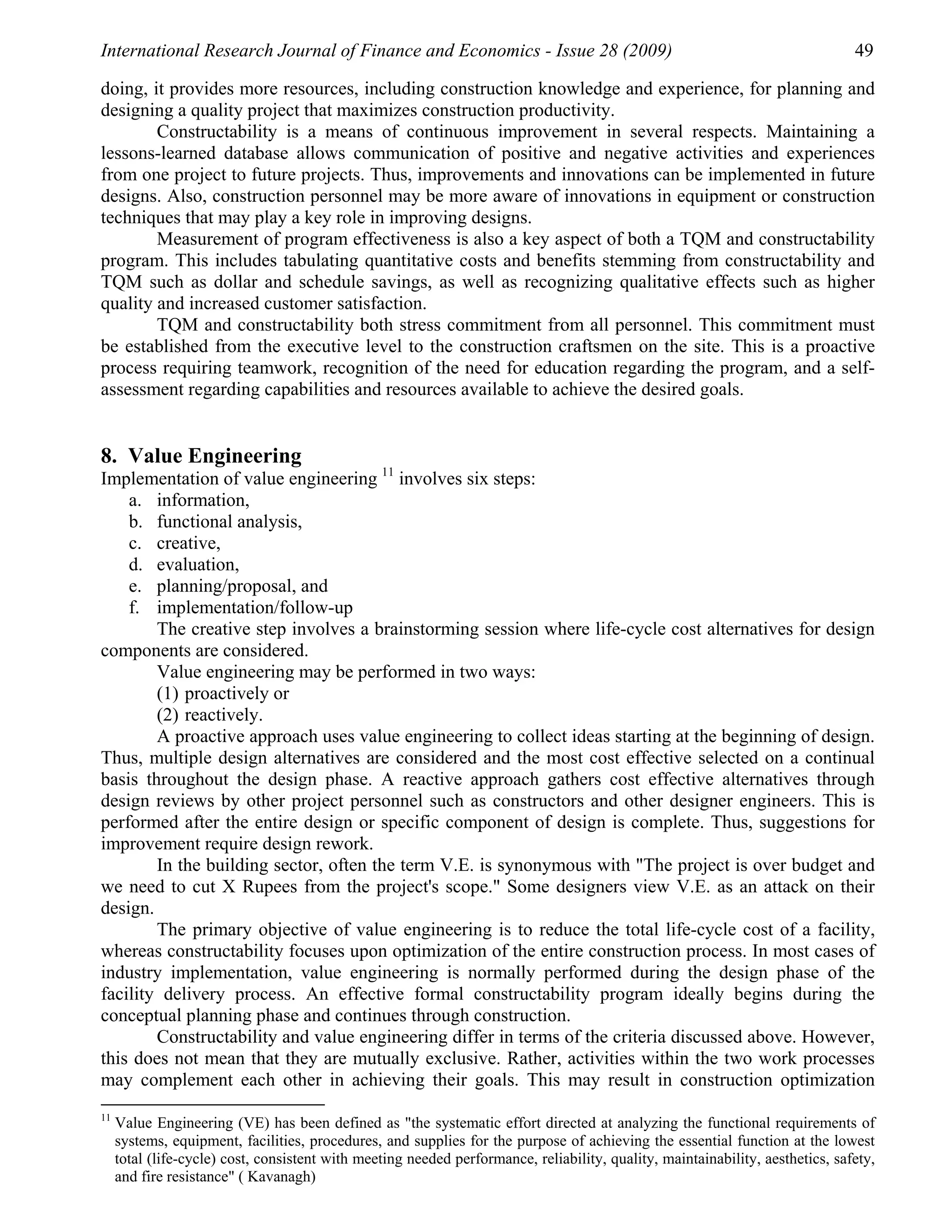 Financial management of construction contracts | PDF