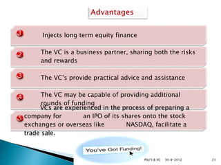 Financial management of psu’s &vc | PPTX | Venture Capital | Business ...