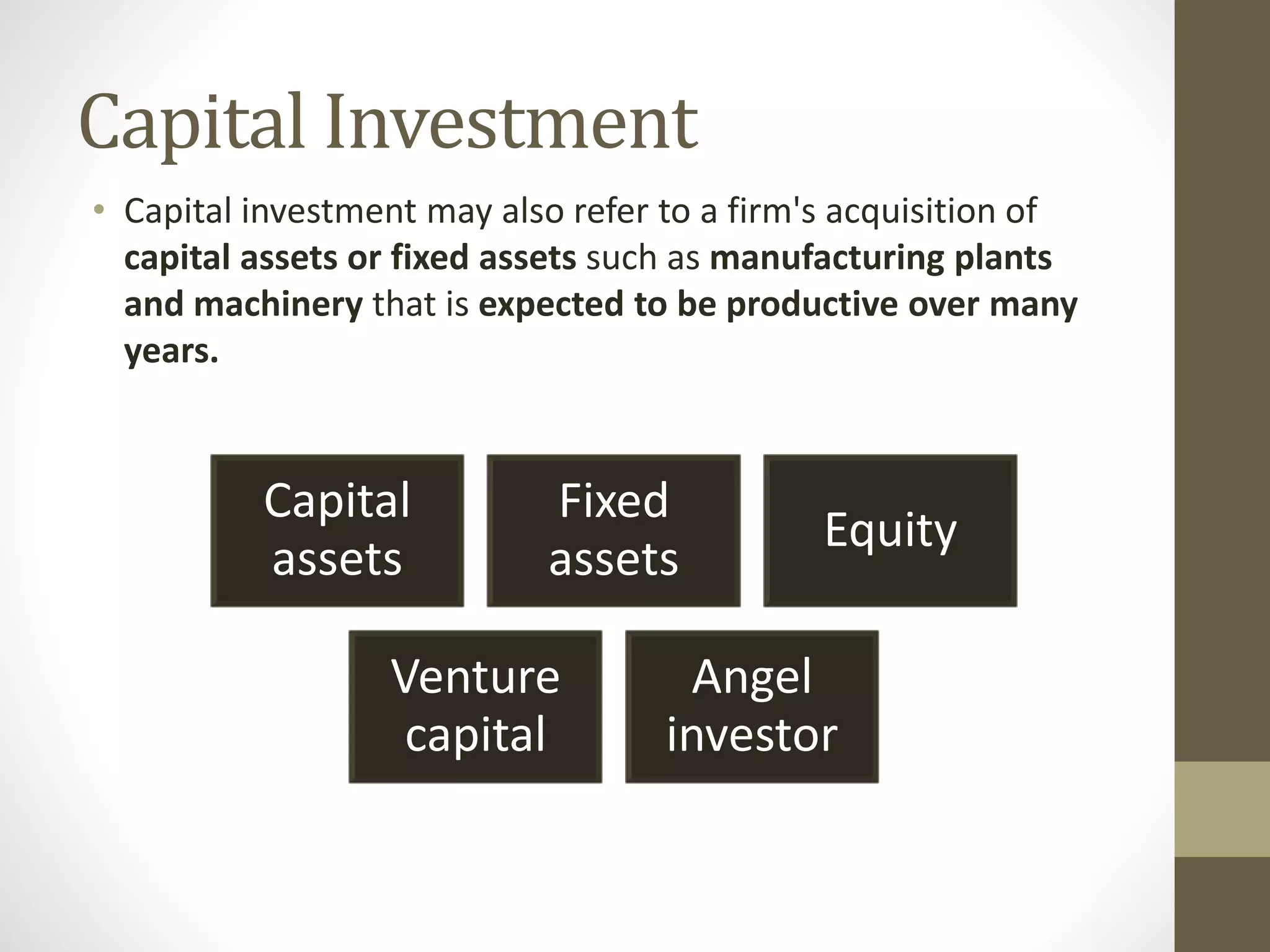 capital investment decision | PPTX