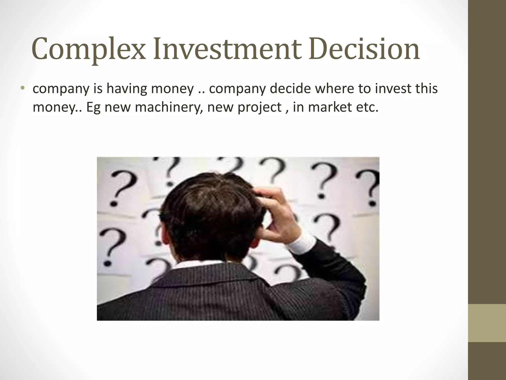 capital investment decision | PPTX