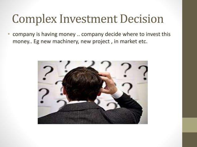 capital investment decision | PPT