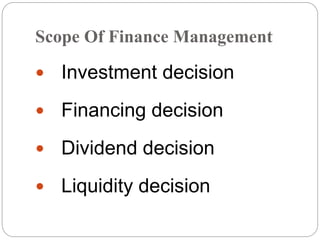 Financial management ppt | PPTX