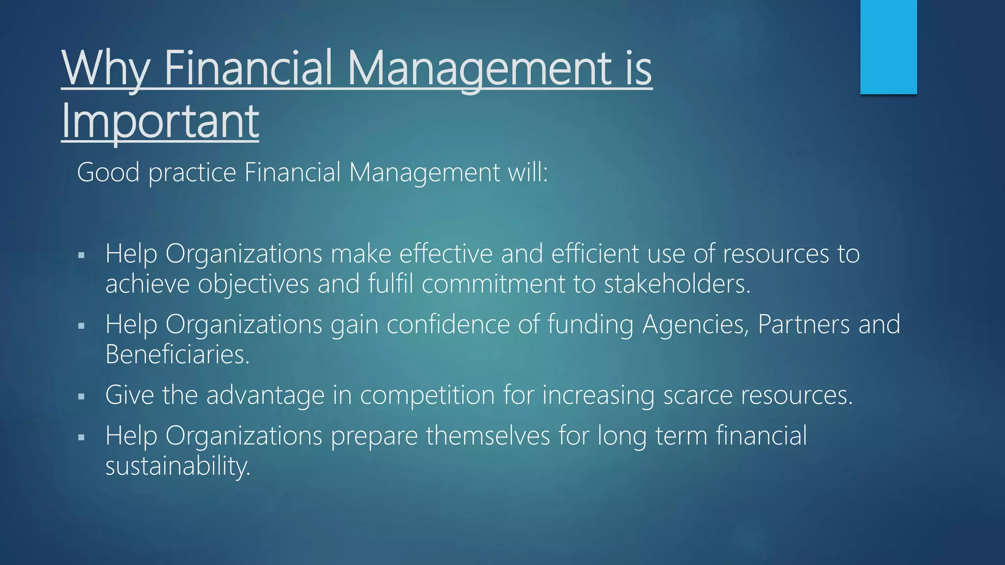 Financial management presentation | PPTX