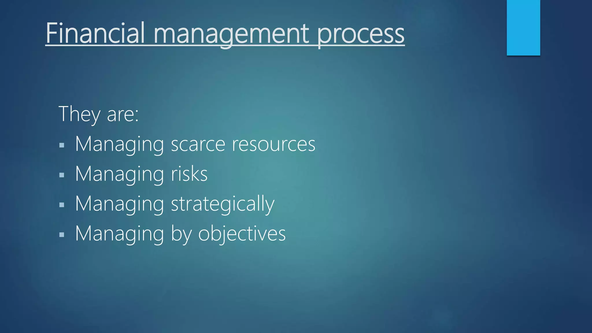 Financial management presentation | PPTX