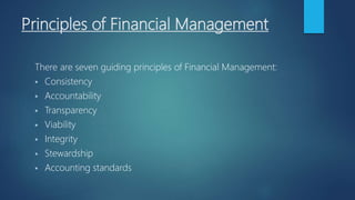 Financial management presentation | PPTX