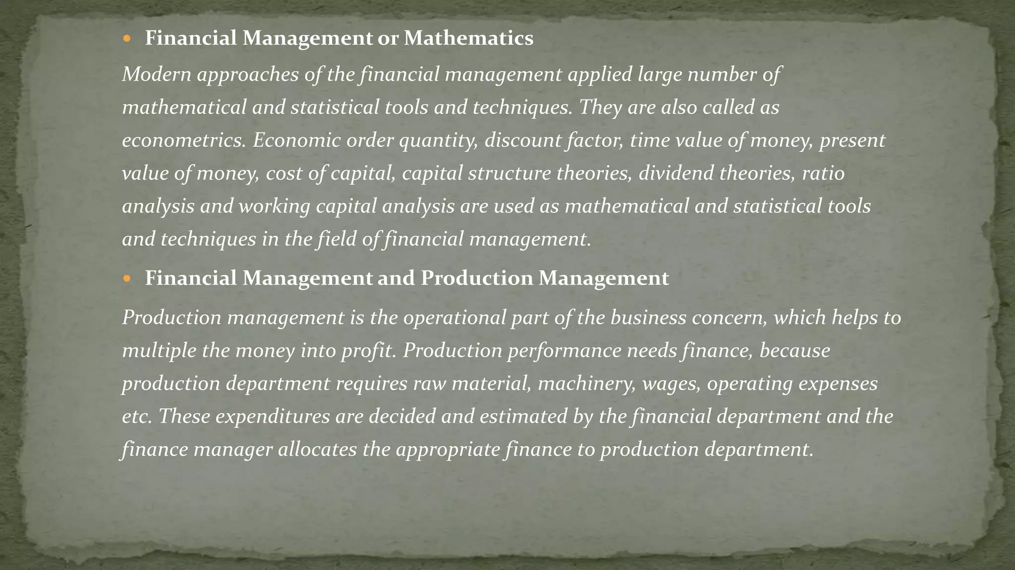Financial management unit1 full | PPTX